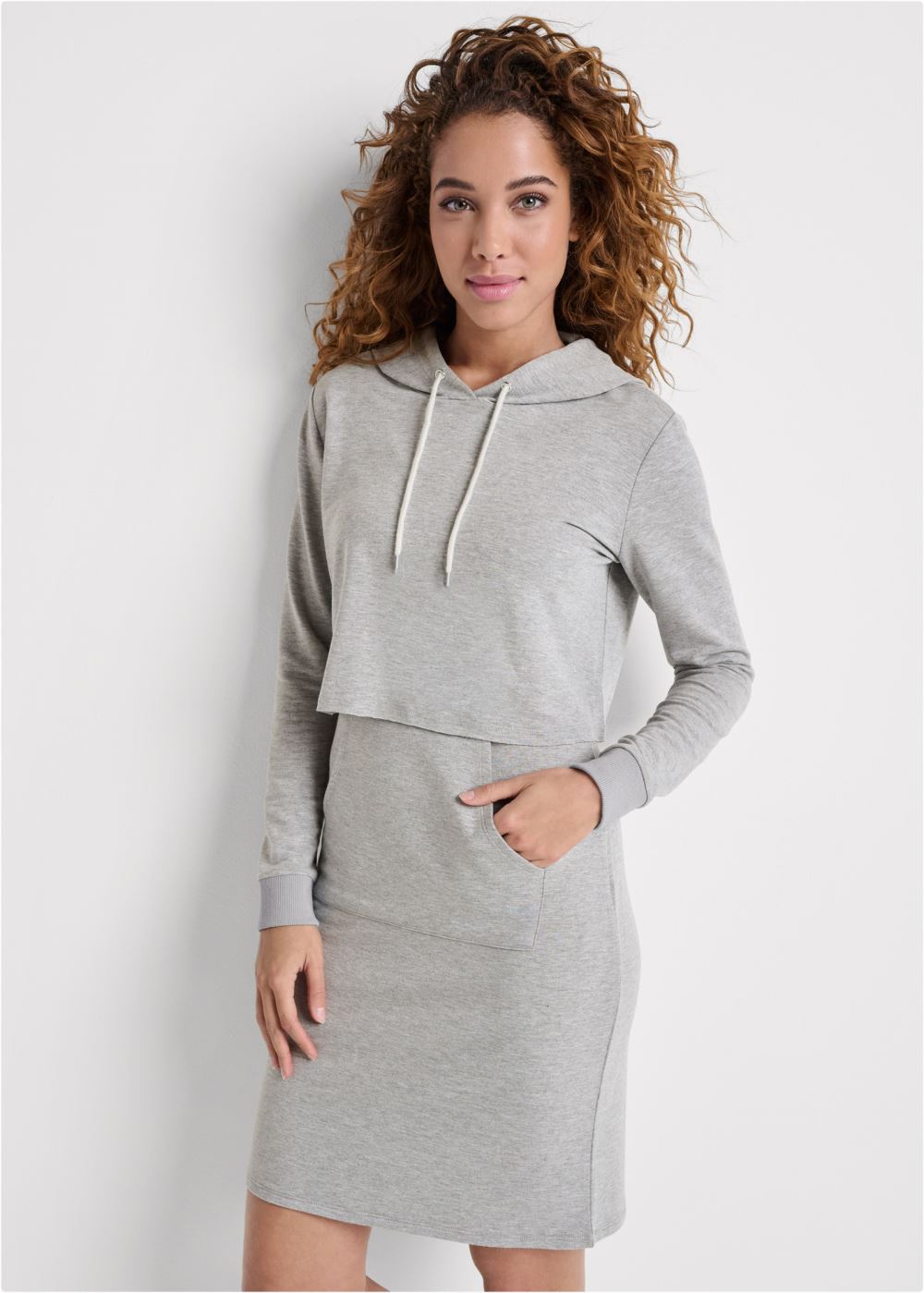 Venus Layered Lounge Dress Set - Heather Grey [Venus Clothing 0460 ...